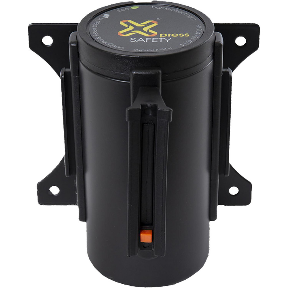 Xpress SAFETY - Pedestrian Barrier Mount: Steel, Black, Wall Mount, Use ...
