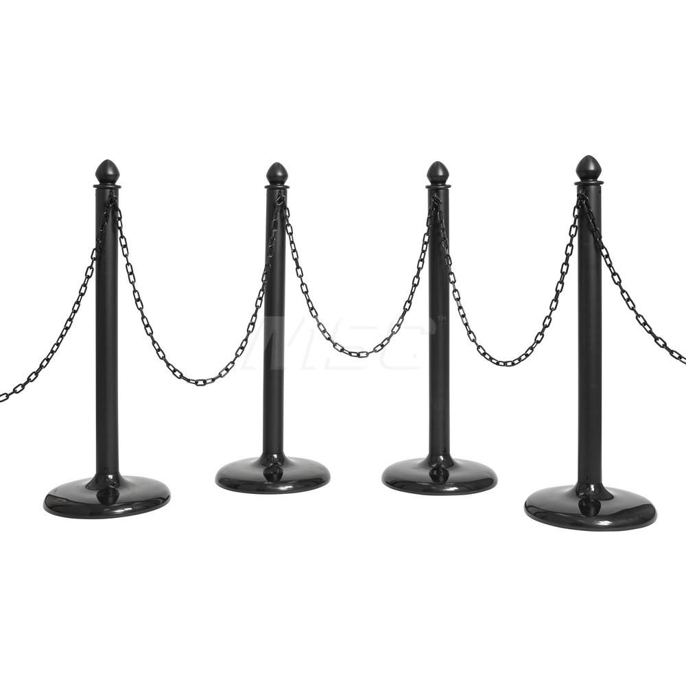 Xpress SAFETY - Free Standing Post Kit: 40" High, 2" Dia, Plastic Post ...