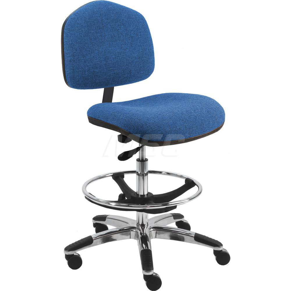 BenchPro - ESD Wide Task Chair: Fabric, Blue | MSC Direct