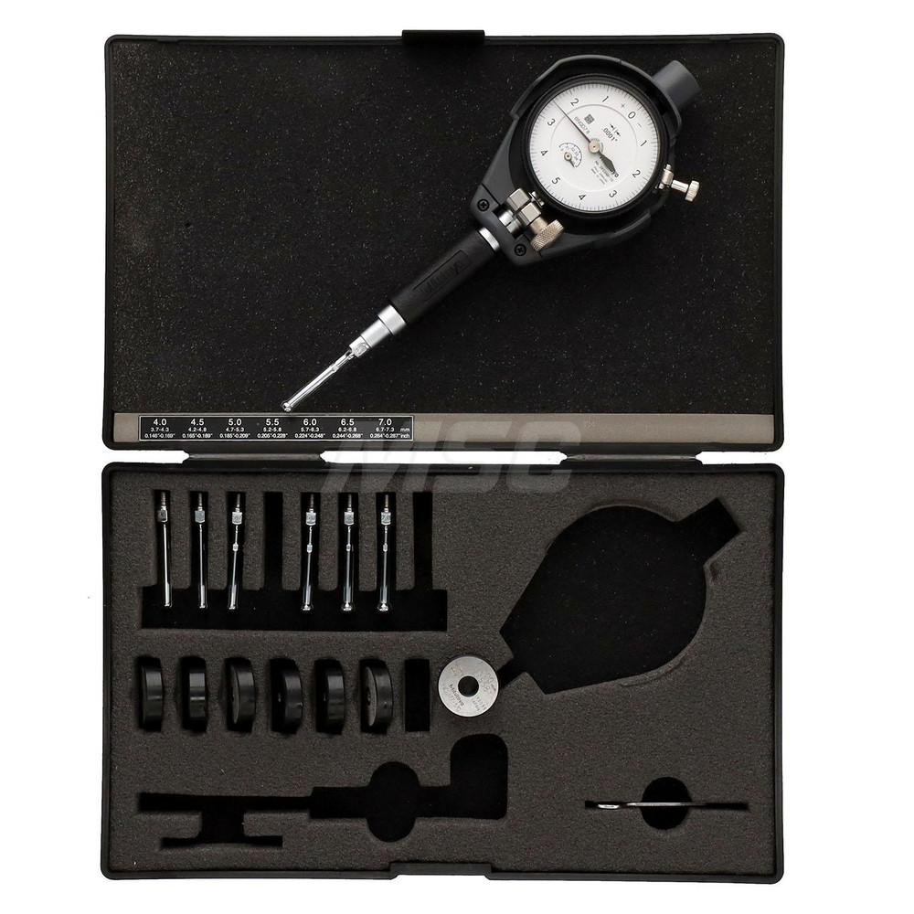Mitutoyo - Dial Bore Gage: 0.0001" Graduation, 1.26" Probe Depth | MSC ...