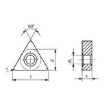 Ceratizit - Turning Inserts; Insert Style: TNMG ; Insert Size Code: 332 ; Insert Shape Code: T ...