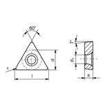 Ceratizit - Turning Inserts; Insert Style: TCGT ; Insert Size Code: 21.5.5 ; Insert Shape Code ...