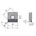 Ceratizit - Turning Inserts; Insert Style: SCGT; Insert Shape Code: S; Insert Size Code: 433 ...