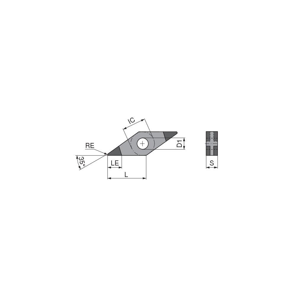 Ceratizit Turning Inserts Insert Style VNGA Insert Size Code 331 Ceratizit Turning Inserts Insert Style VNGA Insert Size Code 331