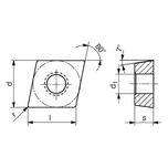 Ceratizit - Turning Inserts; Insert Style: CCGT; Insert Shape Code: C ...