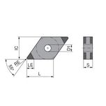Ceratizit - Turning Inserts; Insert Style: DNGA ; Insert Size Code: 432 ; Insert Shape Code: D ...