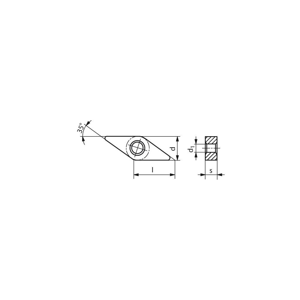 Ceratizit - Turning Inserts: Insert Style: VNMG; ANSI Size Code: 332 ...