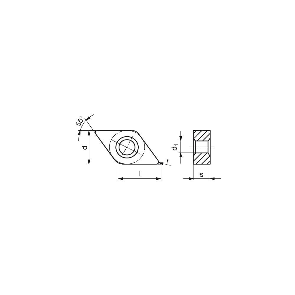 Ceratizit - Turning Inserts: Insert Style: DNMG; ANSI Size Code: 333 ...