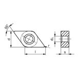 Ceratizit - Turning Inserts; Insert Style: DNMG; Insert Shape Code: D; Insert Size Code: 332 ...