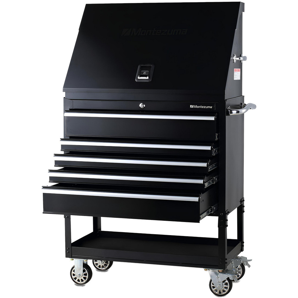 Montezuma - Steel Tool Roller Cabinet: 37" Wide, 37" High, 18-1/8" Deep ...