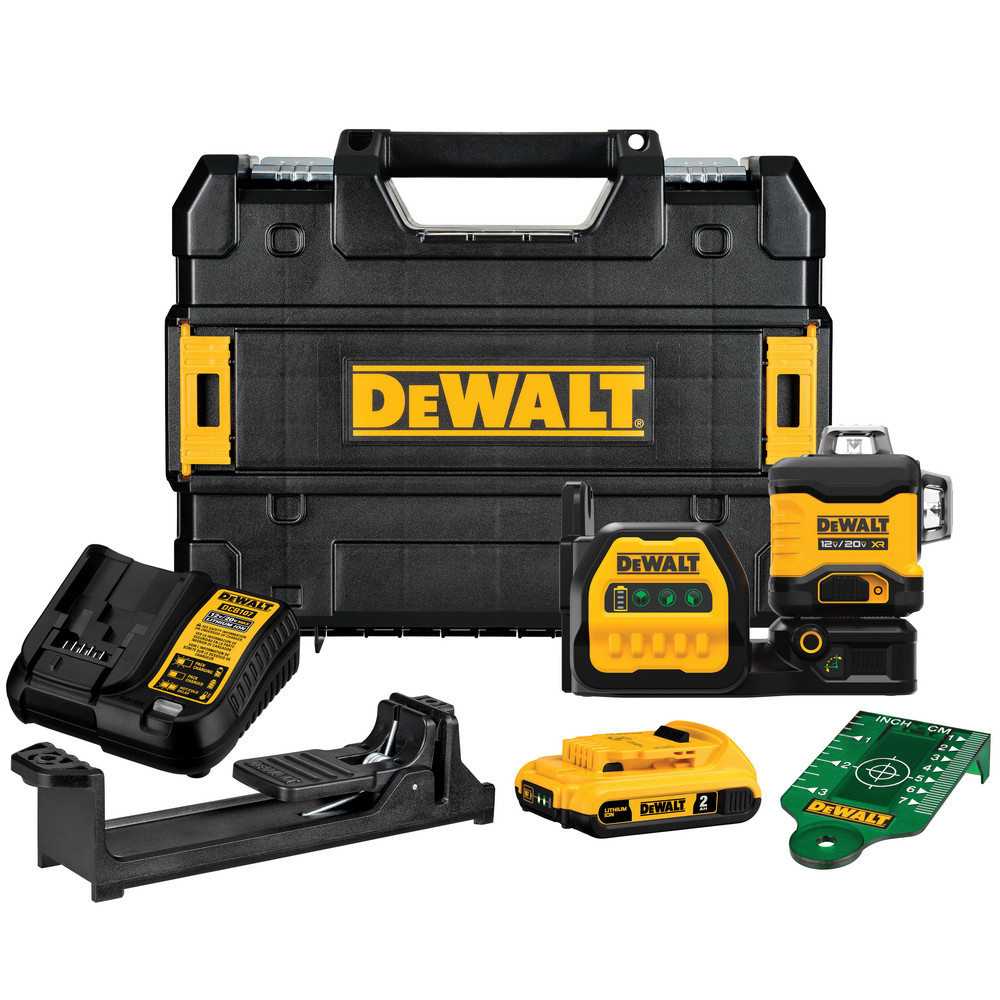 DeWALT - Laser Levels: Level Type: 3-Point, Self-Leveling Cross Line ...