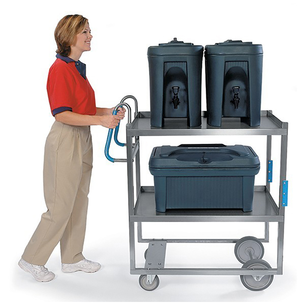 Lakeside - Utility Utility Cart: 46-3/4" Long, 41-3/8" Wide, Stainless ...