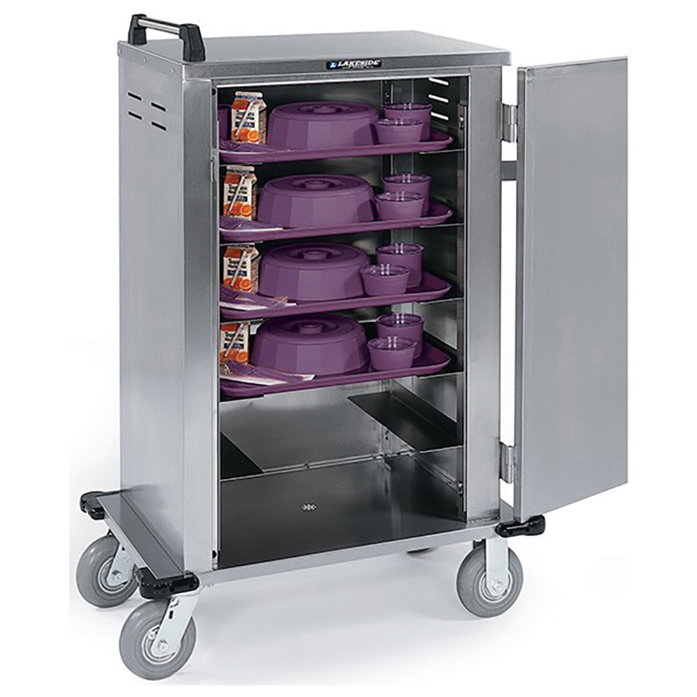 Lakeside - Tray Delivery Utility Cart: Stainless Steel | MSC Direct