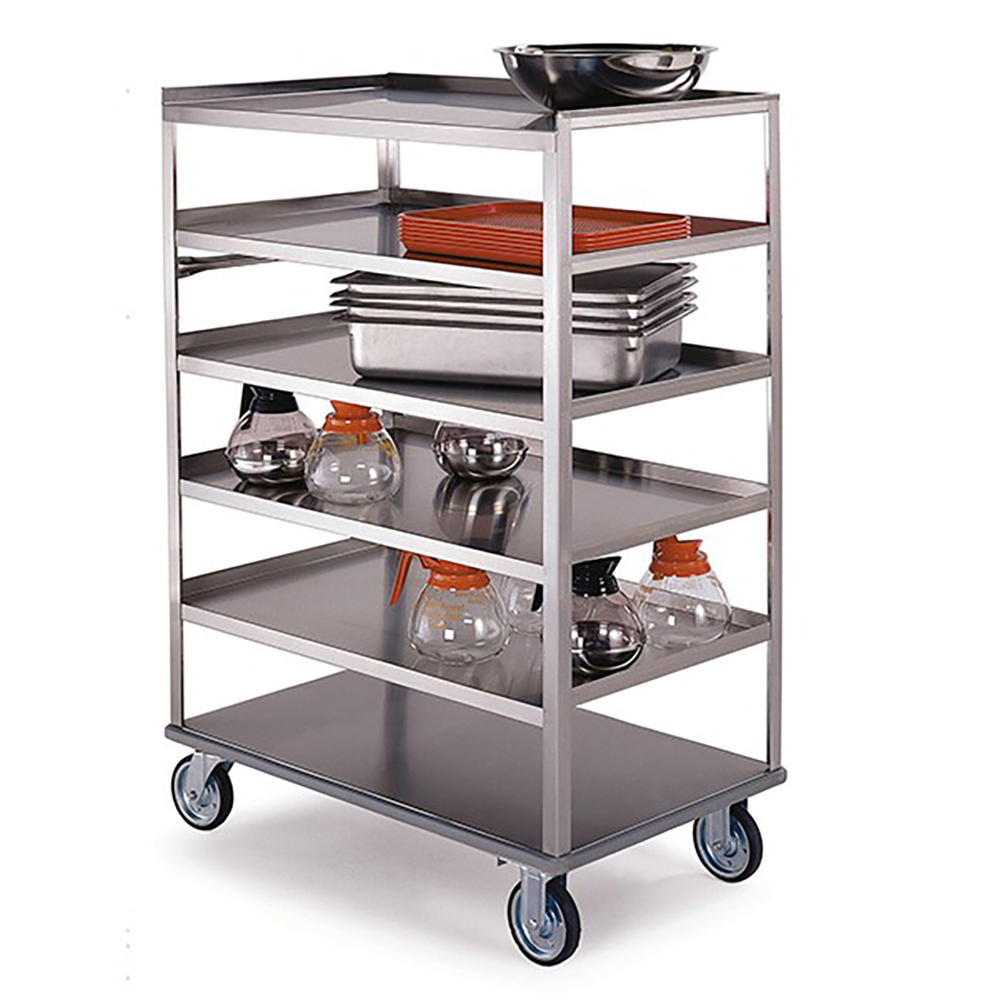 Lakeside - Utility Utility Cart: 50-3/8" Long, 36-3/8" Wide, Stainless ...