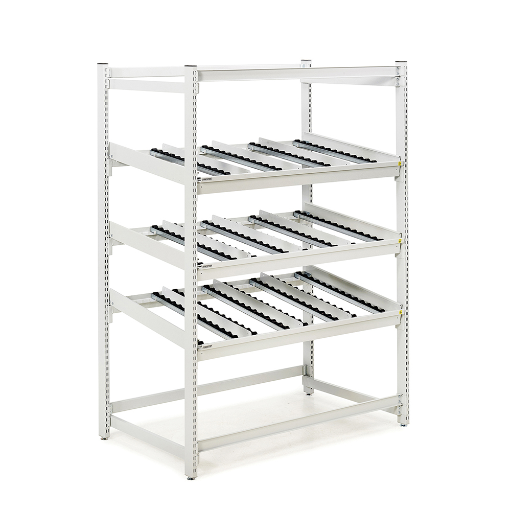 Treston - Carton Flow Rack: 54-21/64" Wide, 73" High, 31-11/16" Deep ...
