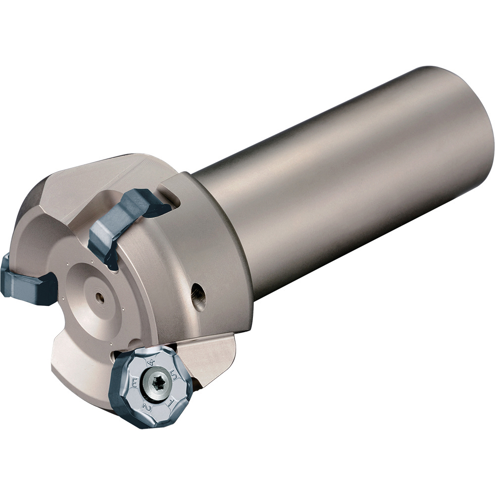 Kyocera - 45° Lead Angle, 3" to 84.07mm Cut Dia, 1-1/4" Shank Dia ...