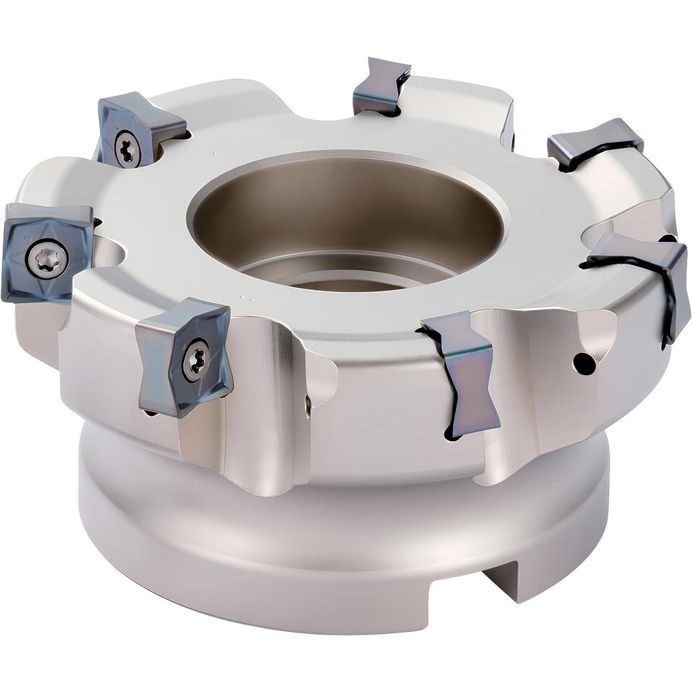 Kyocera - Indexable Square-Shoulder Face Mill: MFSN88050R-4T-M-G, 22. ...
