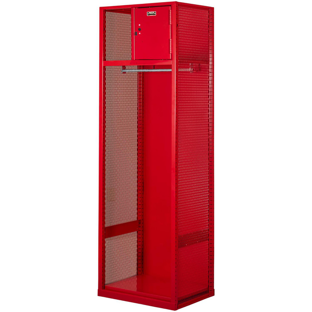Hallowell - Horizontal Locker: 24" Wide, 18" Deep, 72" High, Padlock ...