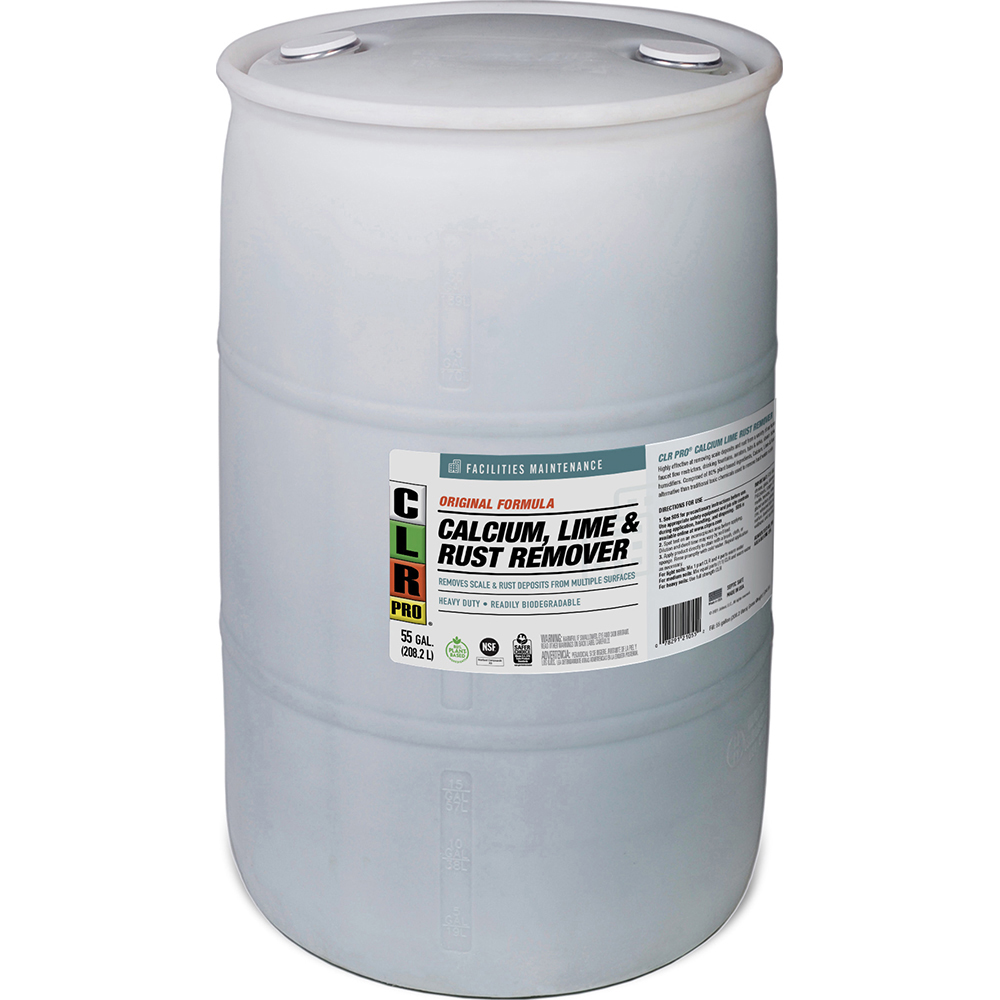 CLR Pro - Calcium, Lime & Rust Remover, Ready-To-Use, 55 Gallon Drum ...