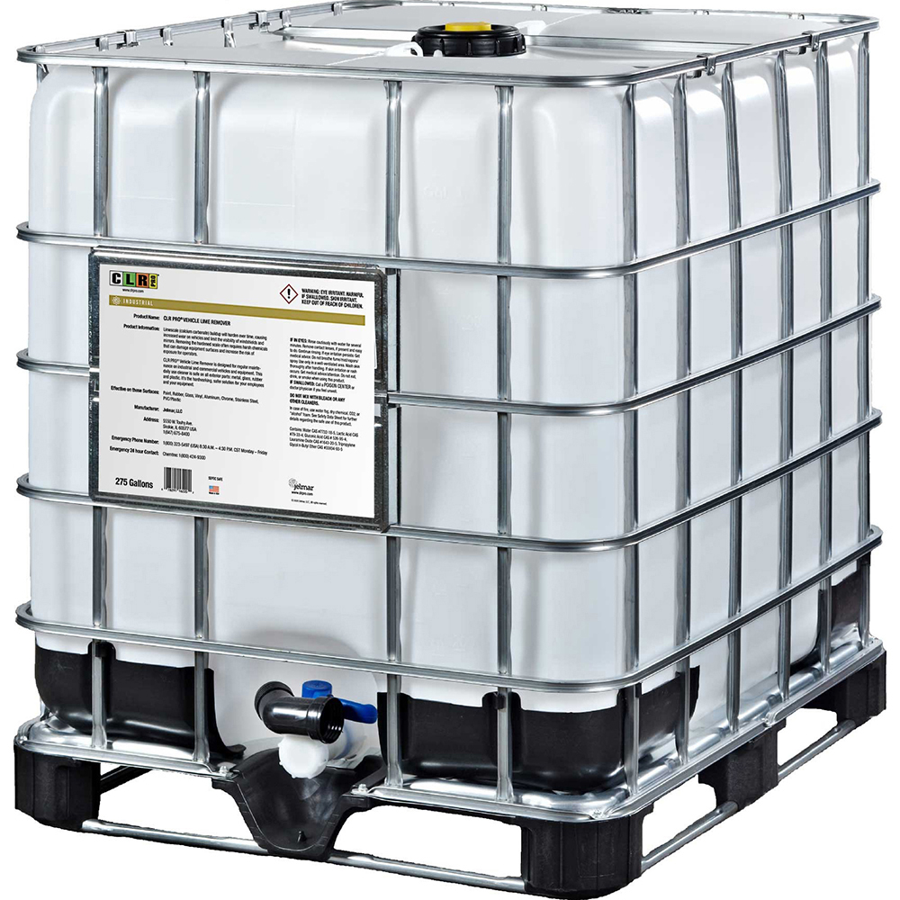 CLR Pro - Vehicle Lime Remover, Daily Use Formula, 275 Gallon Tote ...