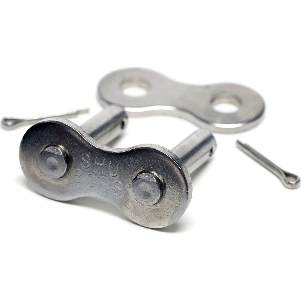 Shuster - Roller Chain Link: for Single Strand Chain, 1" Pitch | MSC Direct