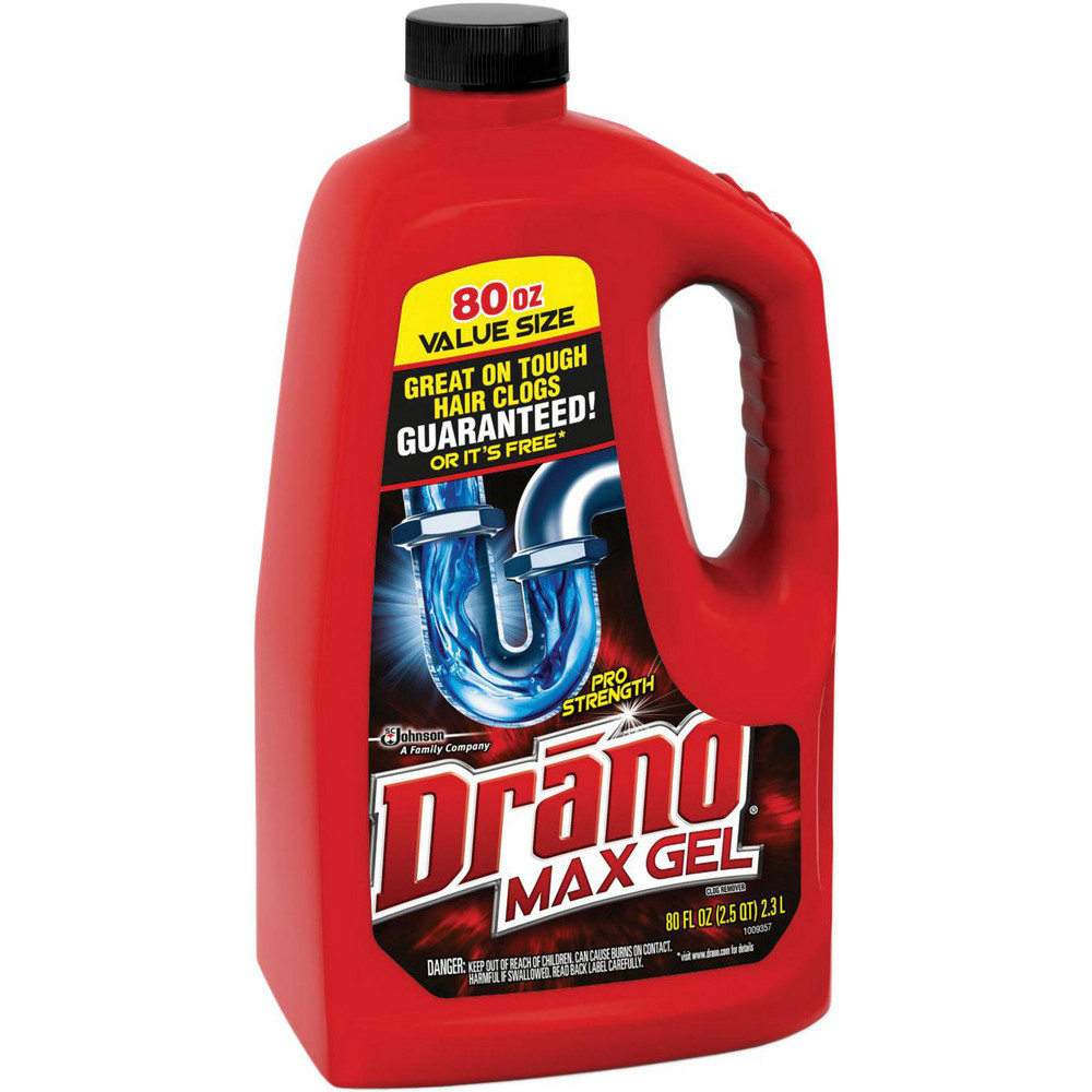 Drano - Drano Max Gel Clog Remover, 80 oz, 6/Case | MSC Direct