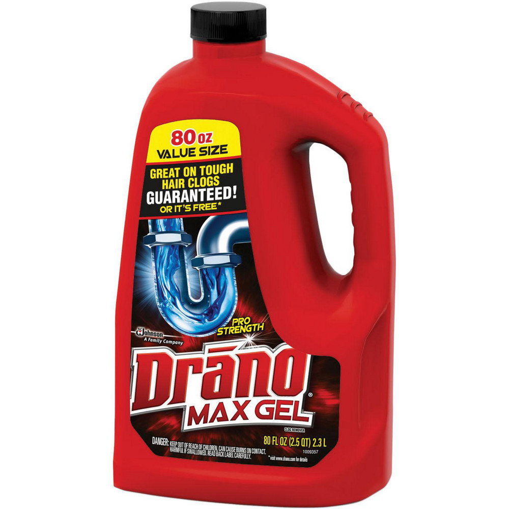Drano - Drano Max Gel Clog Remover, 80 oz, 6/Case | MSC Industrial ...