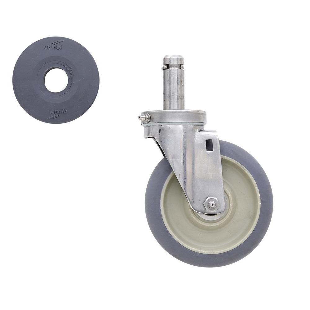 Metro Super Erecta - Swivel & Rubber Caster Wheel: Hard Thermoplastic ...
