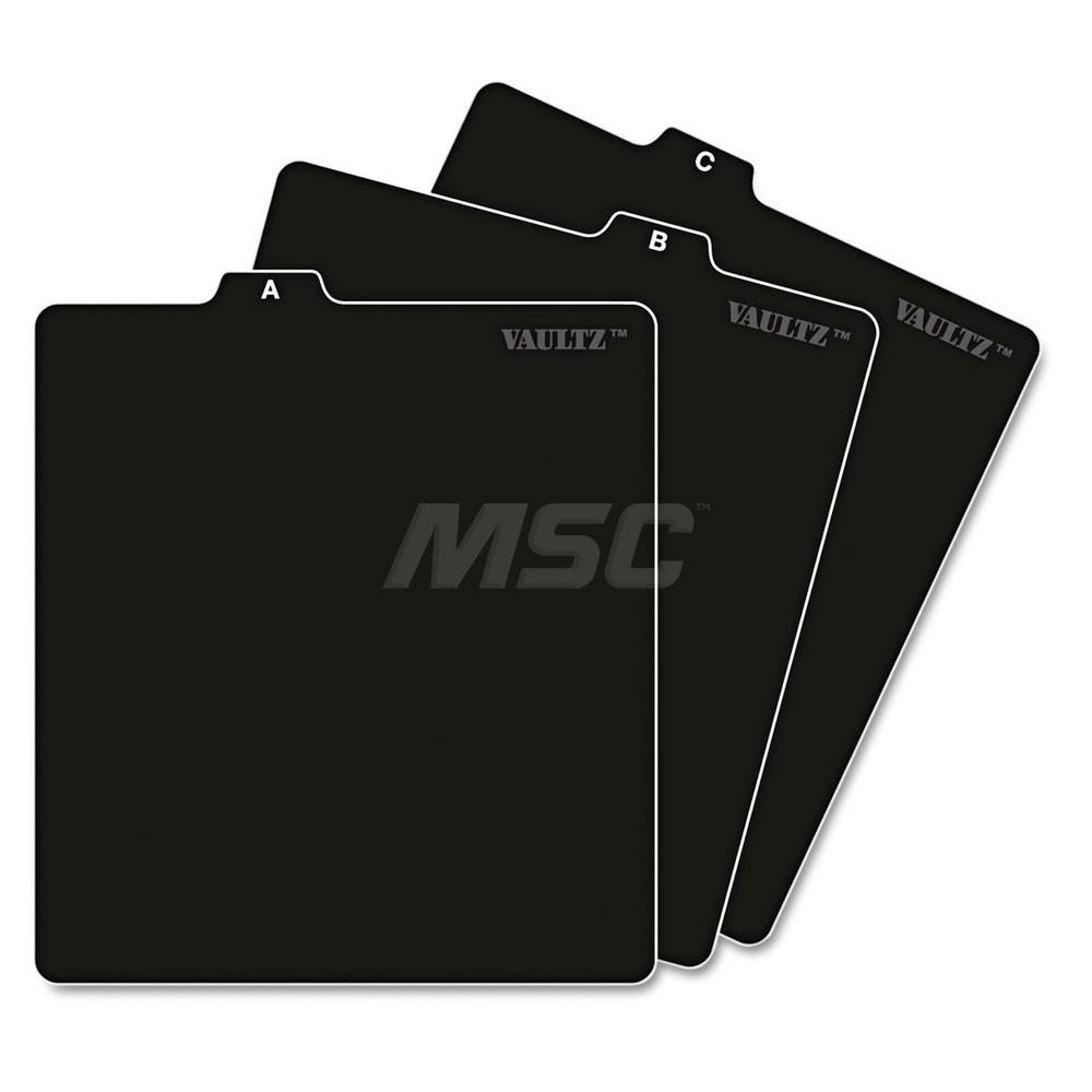 Vaultz - Office Machine Supplies: File Folder Guides, Black, 1 per Pack ...