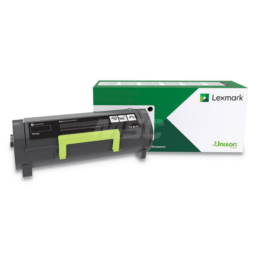 Lexmark - Office Machine Supplies: Toner Cartridge, Black, 1 per Pack ...