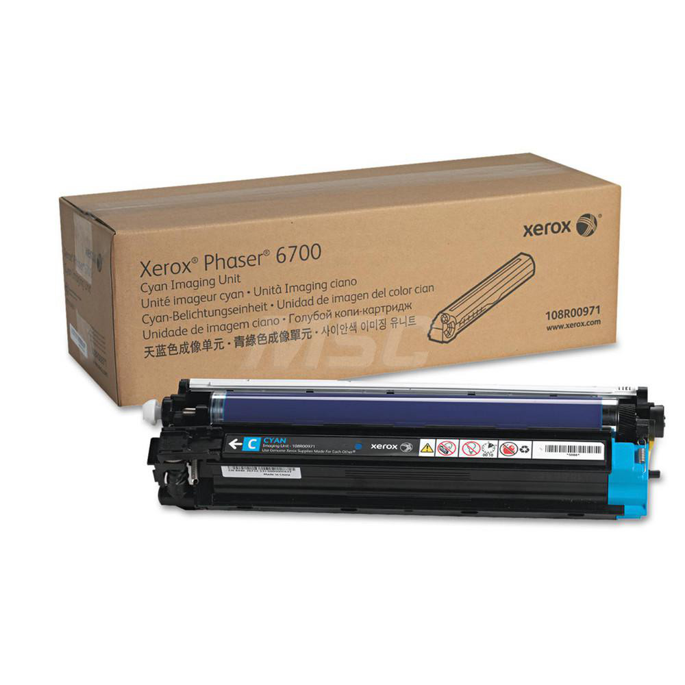 Xerox - Office Machine Supplies: Imaging Unit, Cyan, 1 per Pack | MSC ...