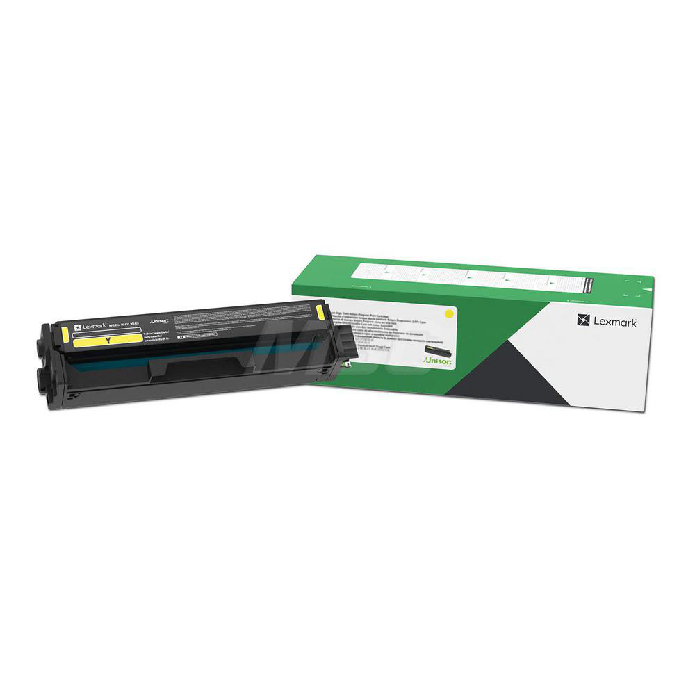 Lexmark - Office Machine Supplies: Toner Cartridge, Yellow | MSC Direct