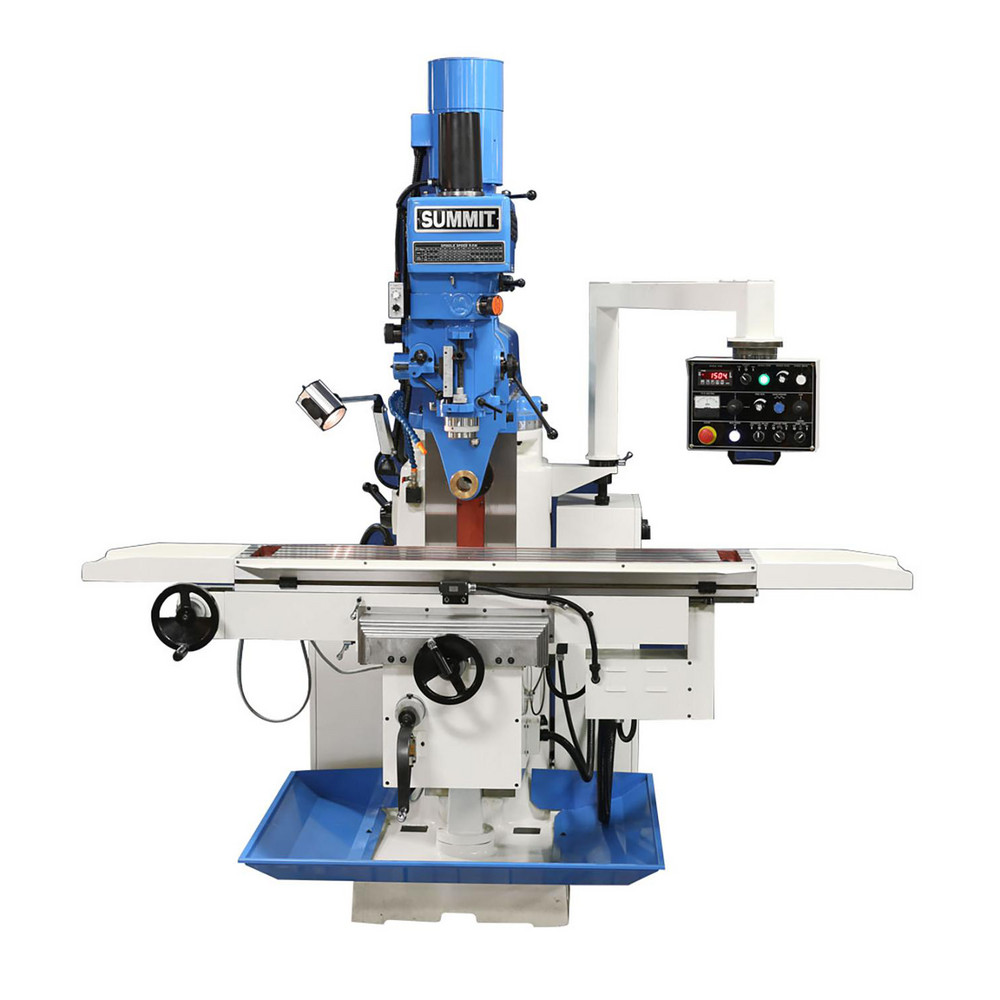 Summit™ - 12" x 60" Knee Milling Machine: 5.00 hp, Electronic Variable ...