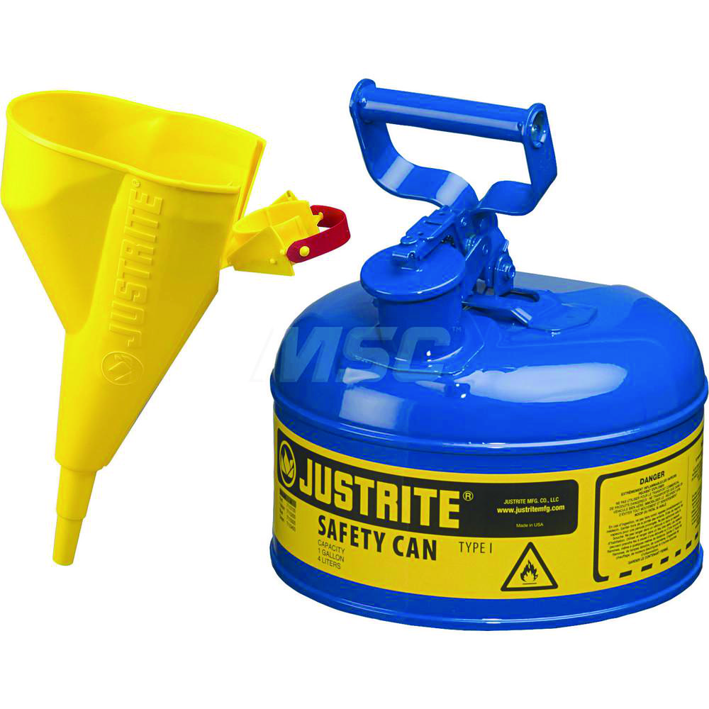 Justrite® - Safety Can: 1 gal, Steel | MSC Direct