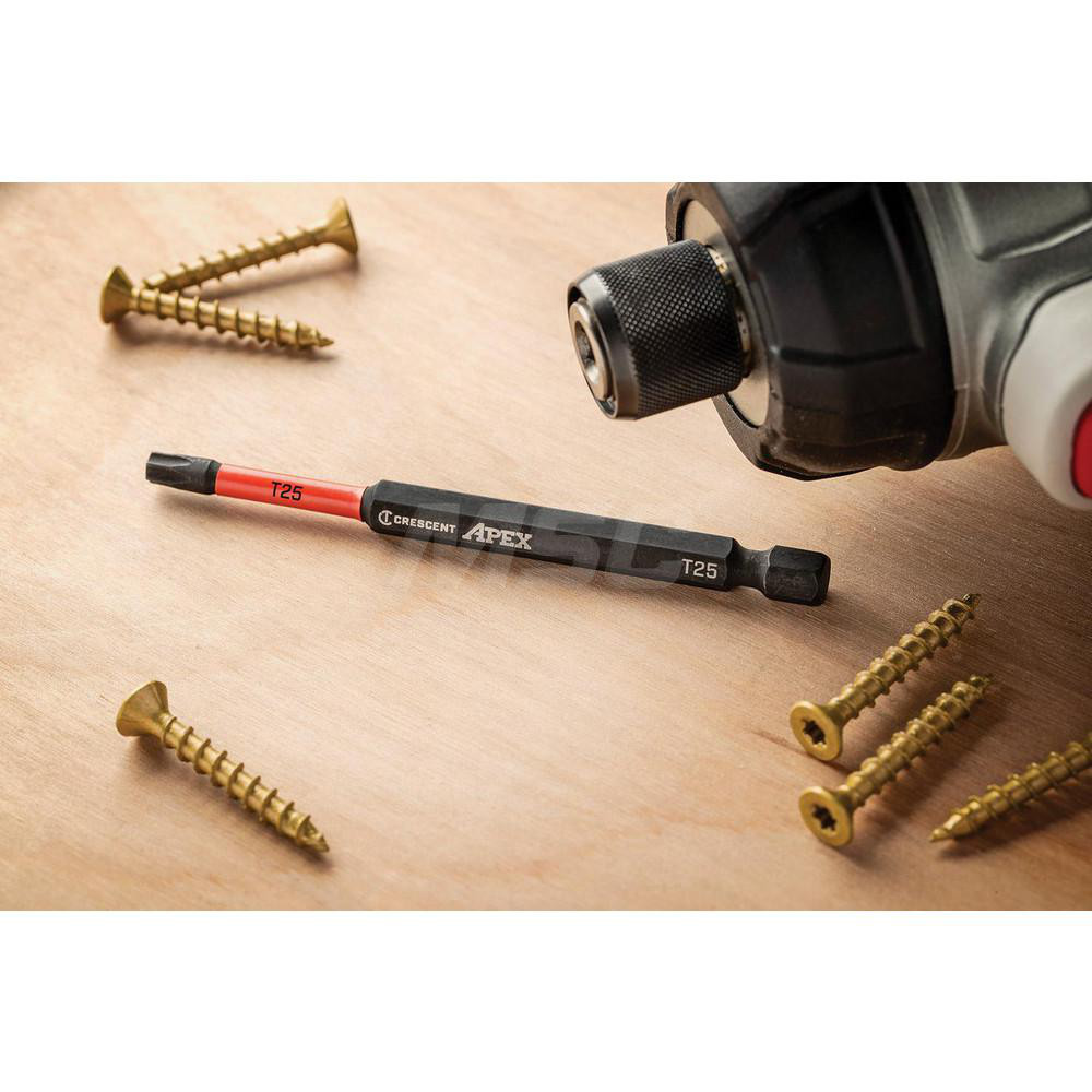Crescent - Torx Screwdriver Bits: Type: Bit; Torx Size: T25; Overall ...