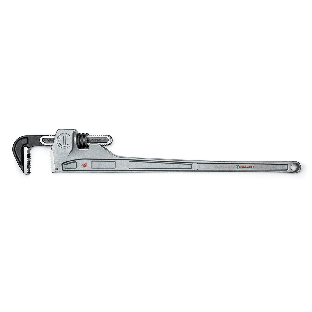 Crescent - Straight Pipe Wrench: 6" Max, 48" OAL, Aluminum | MSC Direct