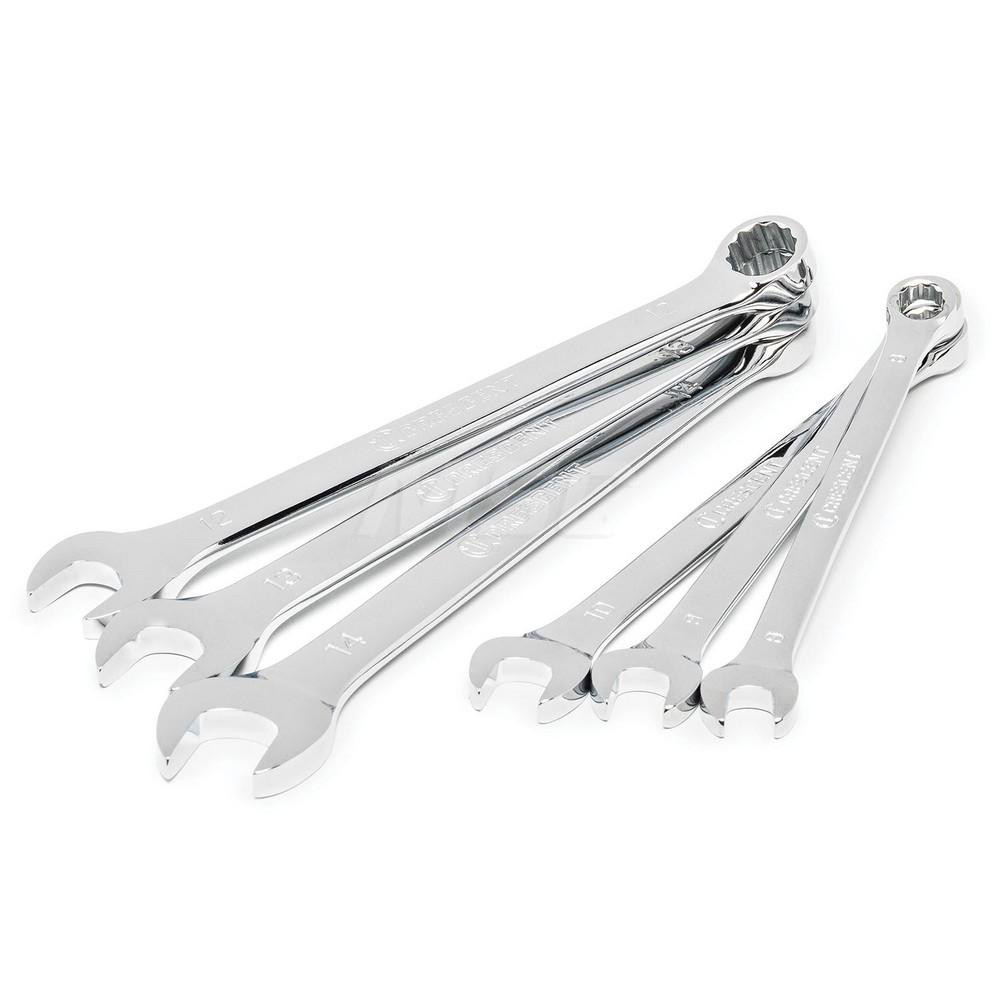 Crescent - Combination Wrench Set: 6 Pc, 8 to 14 mm Wrench, Metric ...