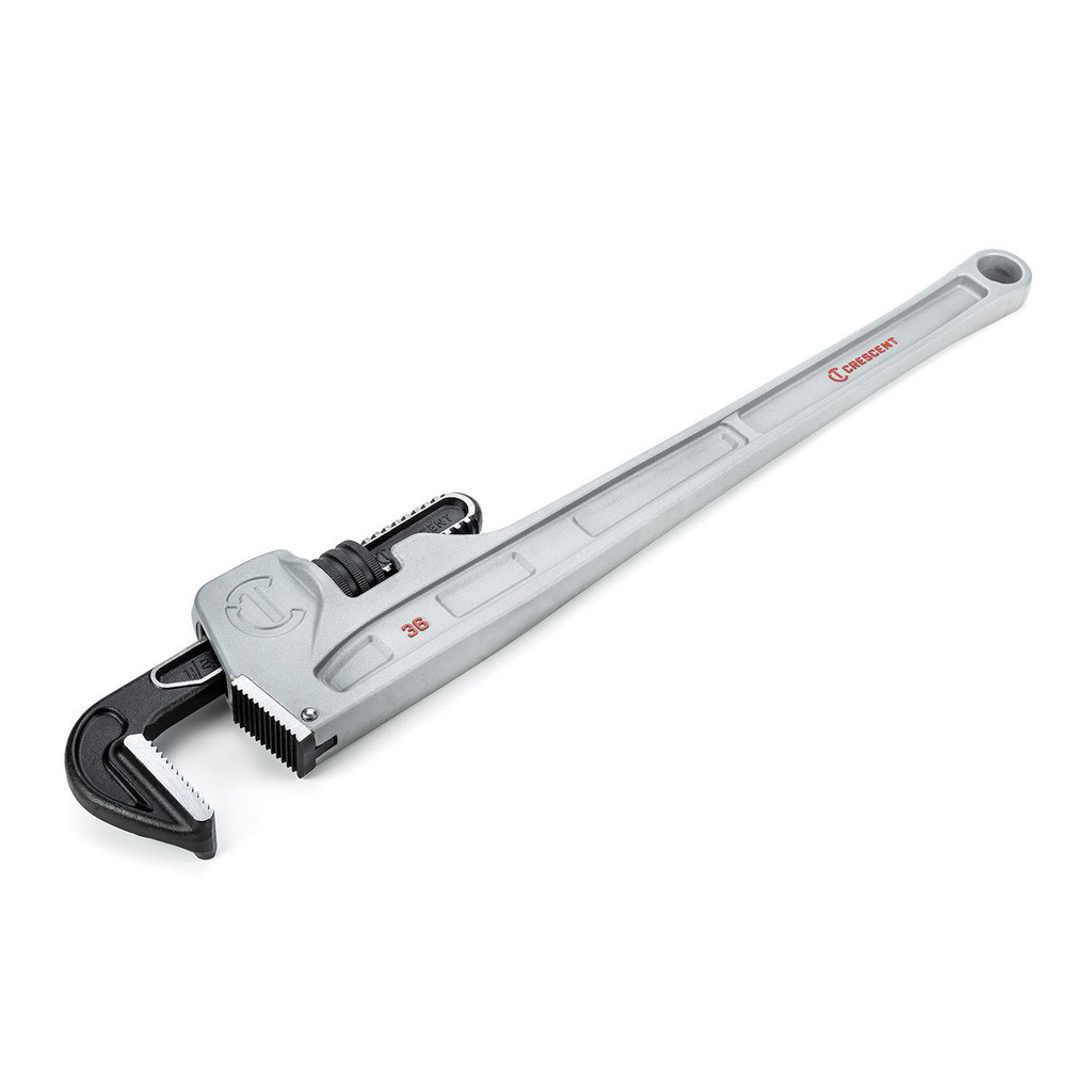 Crescent - Straight Pipe Wrench: 5" Max, 36" OAL, Aluminum | MSC Direct