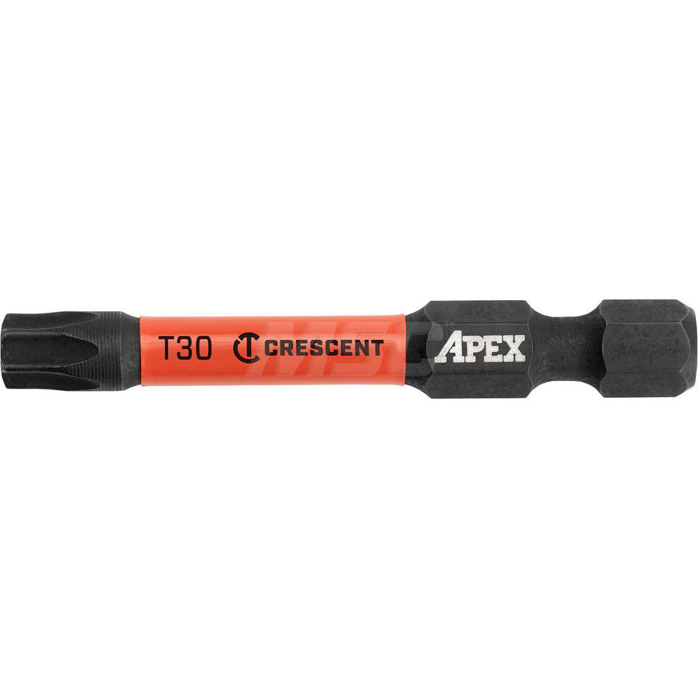 Crescent - Torx Screwdriver Bits: Type: Bit; Torx Size: T30; Overall ...