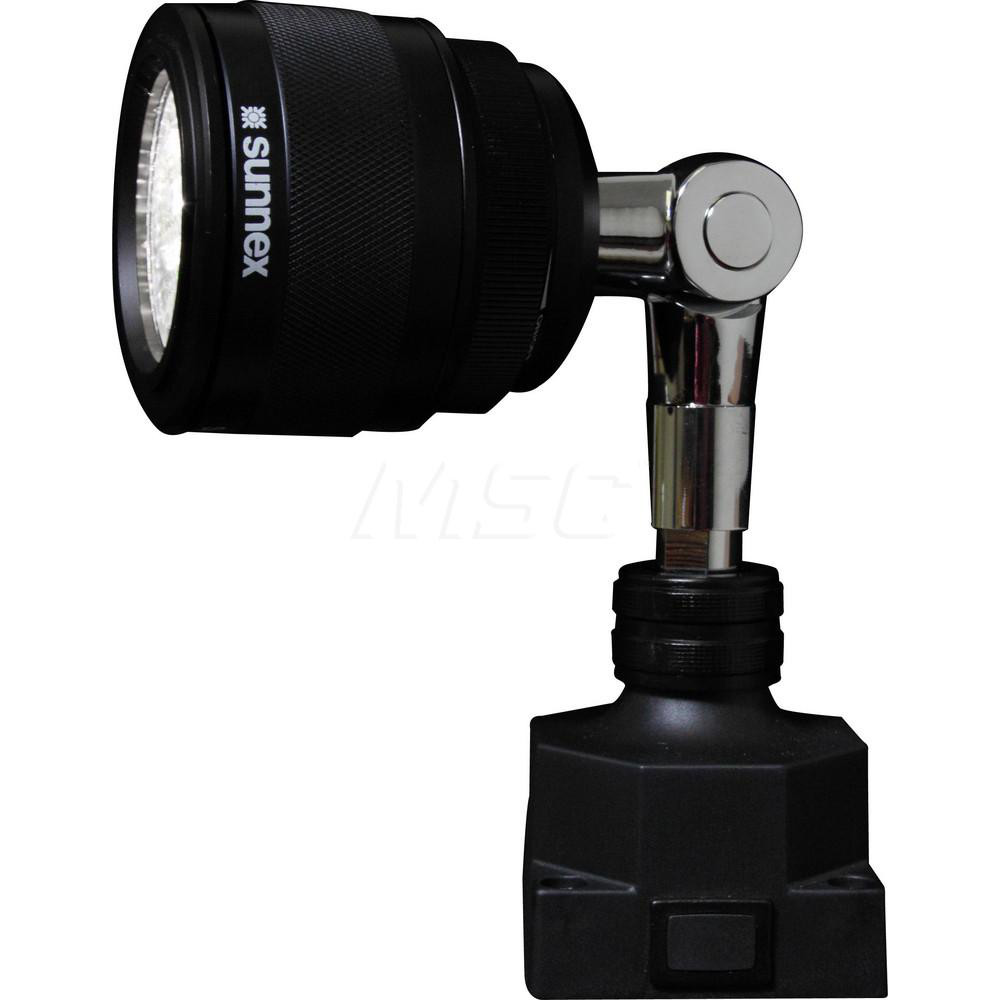 Sunnex Lighting - Task Light: LED, Pivot Arm, Base, Black | MSC Direct