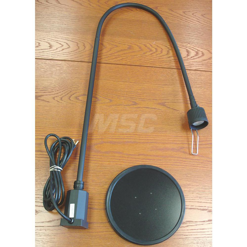 Sunnex Lighting - Task Light: MR16, 55" Reach, Gooseneck Arm, Base ...