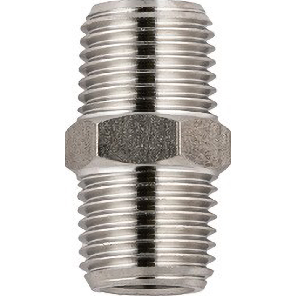 Aignep USA - Stainless Steel Pipe Nipple: 1/4" Pipe, 1" OAL, Grade 316L ...