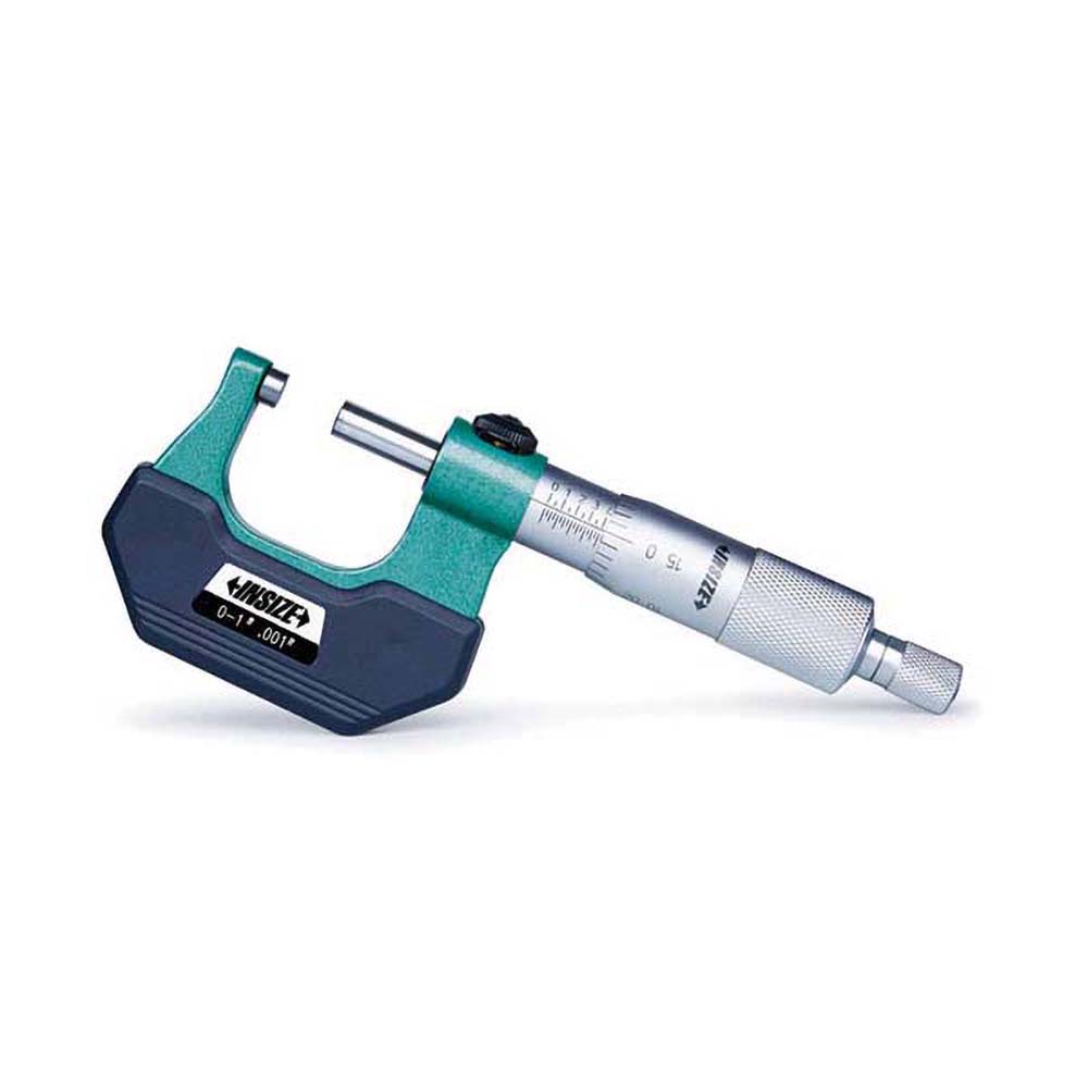 Insize USA LLC - Mechanical Outside Micrometer: 1" Range, 0.001 ...