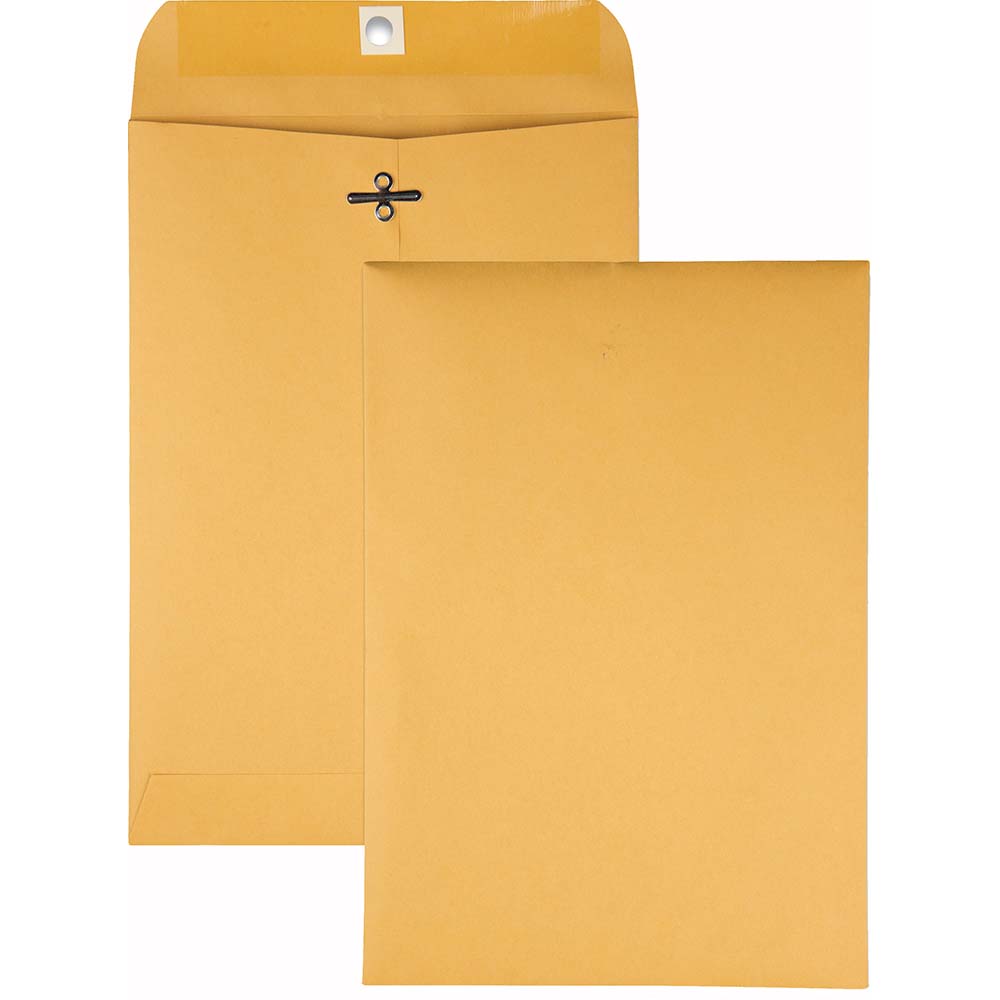 Quality Park - Clasp Envelope Mailer: 10" OAW, 7" OAL | MSC Direct