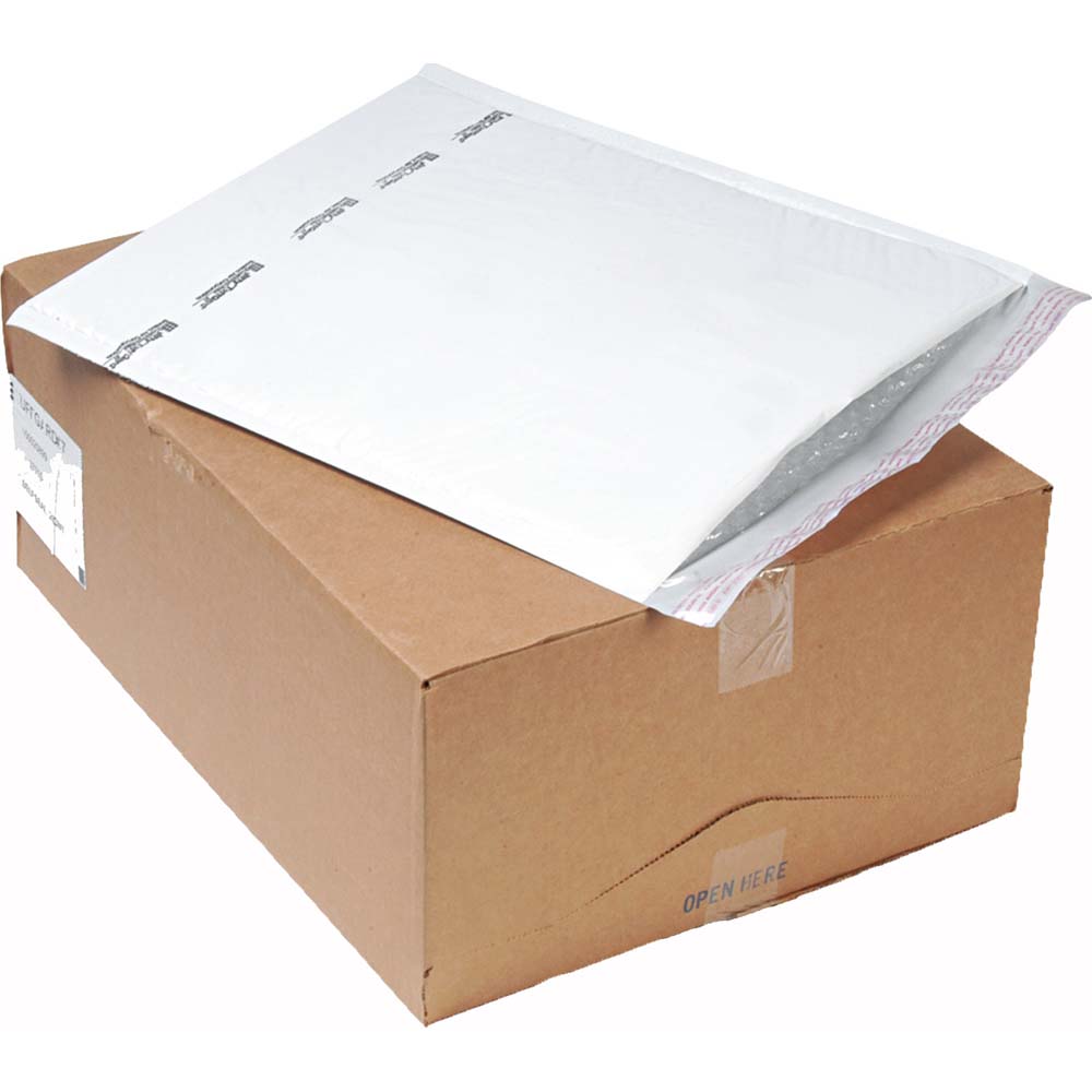 Sealed Air - Jiffy Bubble Cushioned Mailer: 20" OAW, 14-1/4" OAL | MSC ...