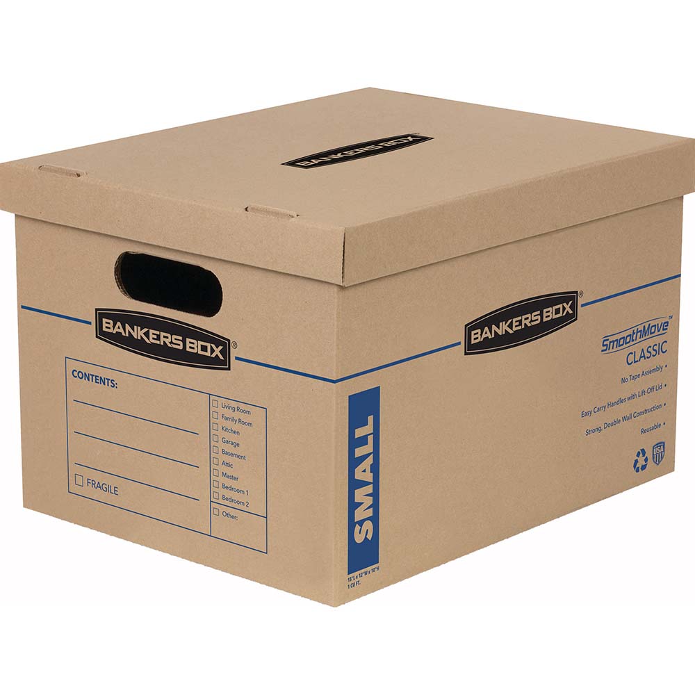 BANKERS BOX - Compartment Storage Boxes & Bins; Type: Moving/Storage ...