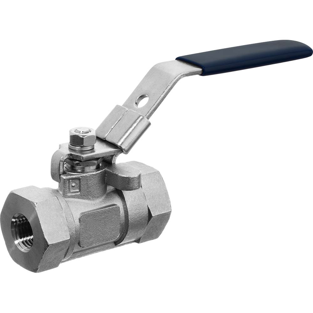 USA Industrials - Threaded Manual Ball Valve: 1/4" Pipe, Standard Port ...