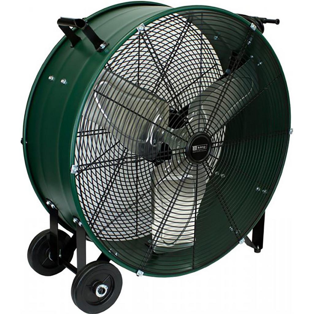King Electric - Blower Fan: 11,280 CFM, Direct Drive, Drum Fan | MSC ...