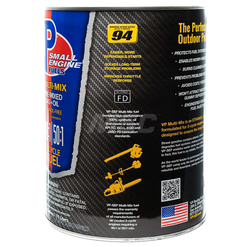 VP Racing Fuels - Outdoor Power Equipment Fuel: Multi-Mix 40:1/50:2, 2 ...