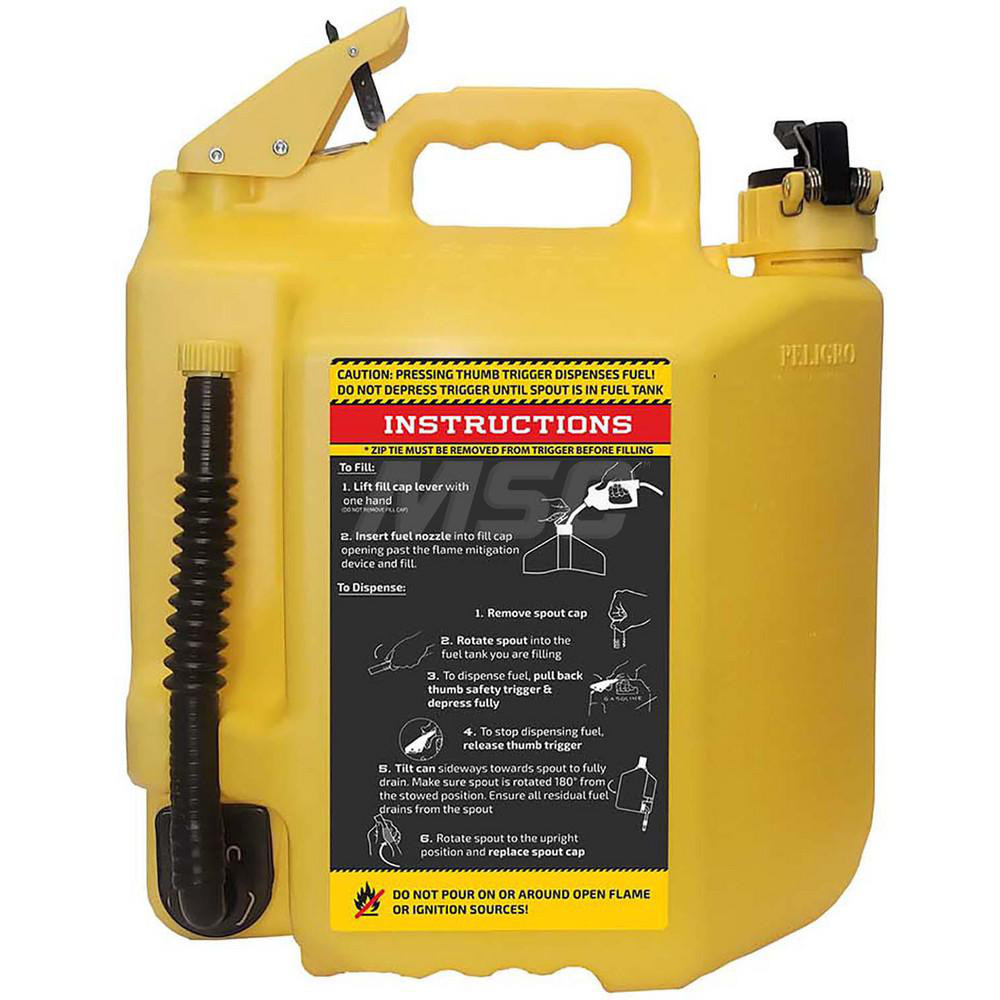 Sure Can - Safety Can: 5 gal, Polyethylene | MSC Direct
